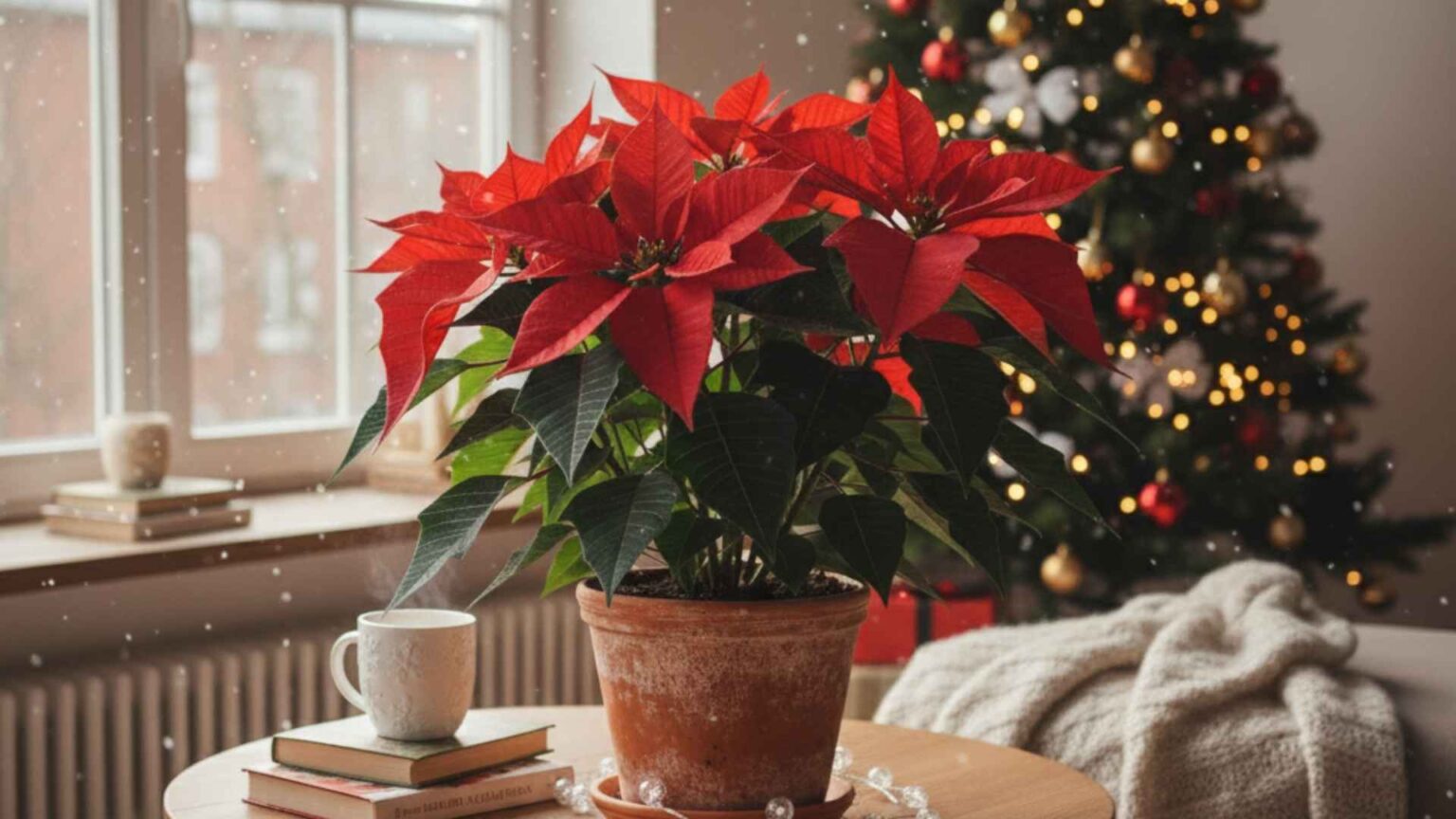 Poinsecja nadobna (gwiazda betlejemska) – opis, uprawa, pielęgnacja